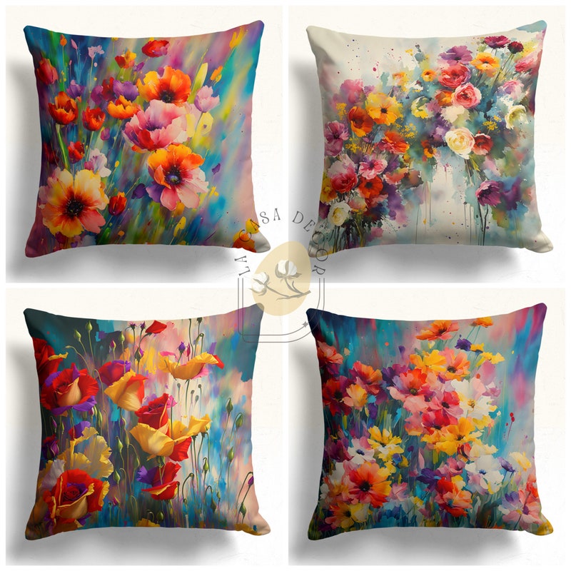 Colorful Pillows - Etsy