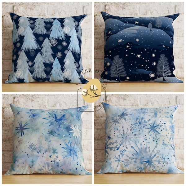 Winter Pillow - Etsy