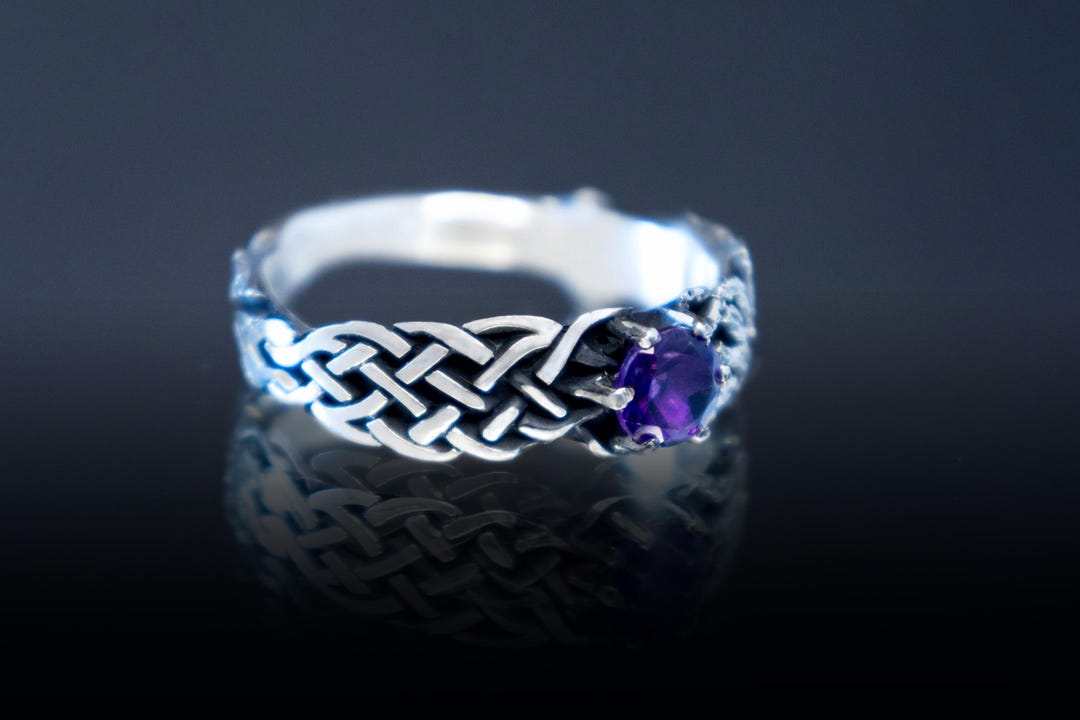 Cad Goddeu Silver Ring, Celtic Forest Battle of the Trees, Mythic ...