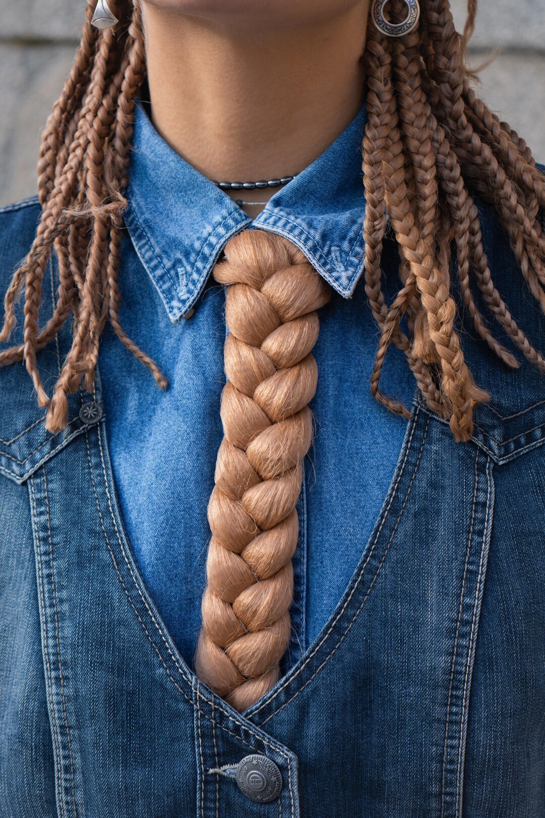 Handmade Braided Tie | Unique Unisex Statement Necktie| Fsuit and Tie ...