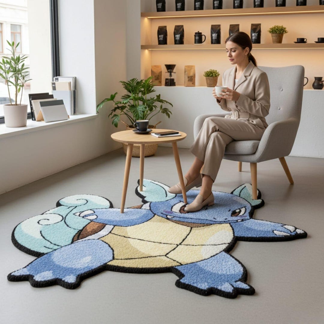 Custom Tufted Rug |turtle Shaped Area Rug | Personalized Carpet for ...