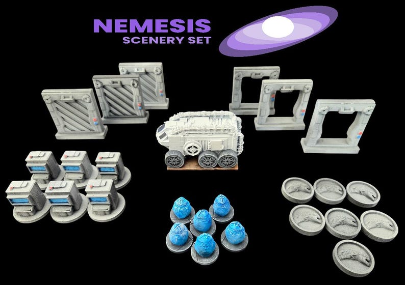 Nemesis Lockdown Game Enhancement Wall Kit - Etsy
