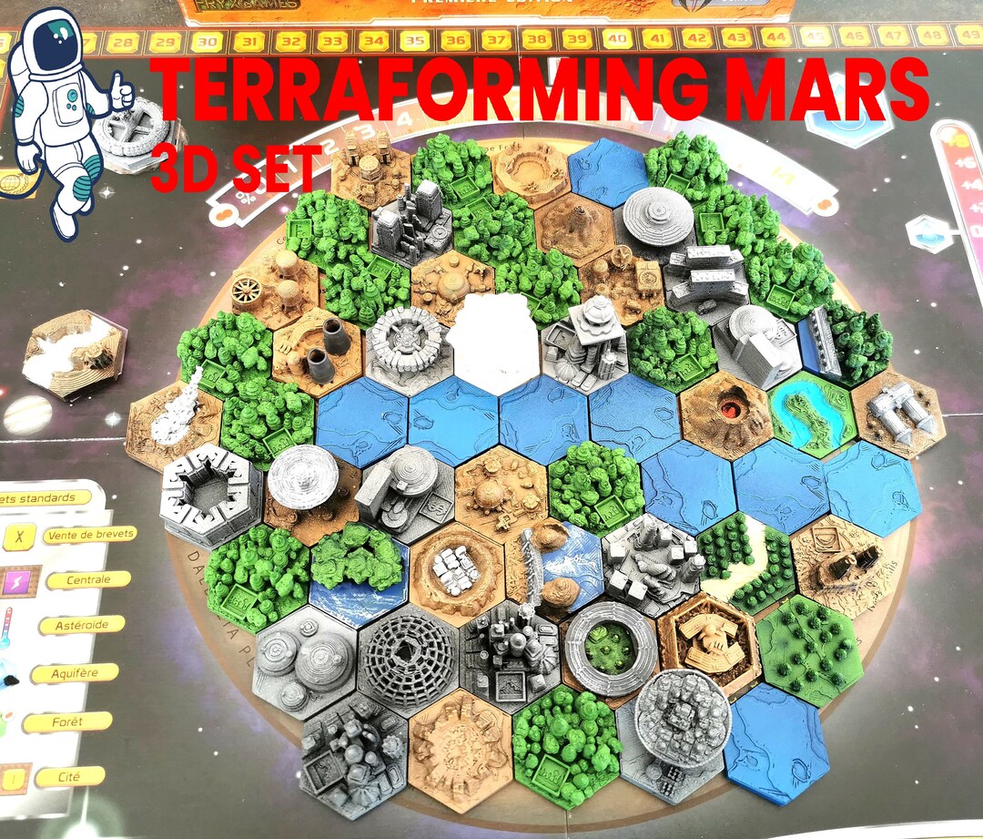 Terraforming Mars 3D Set - Etsy