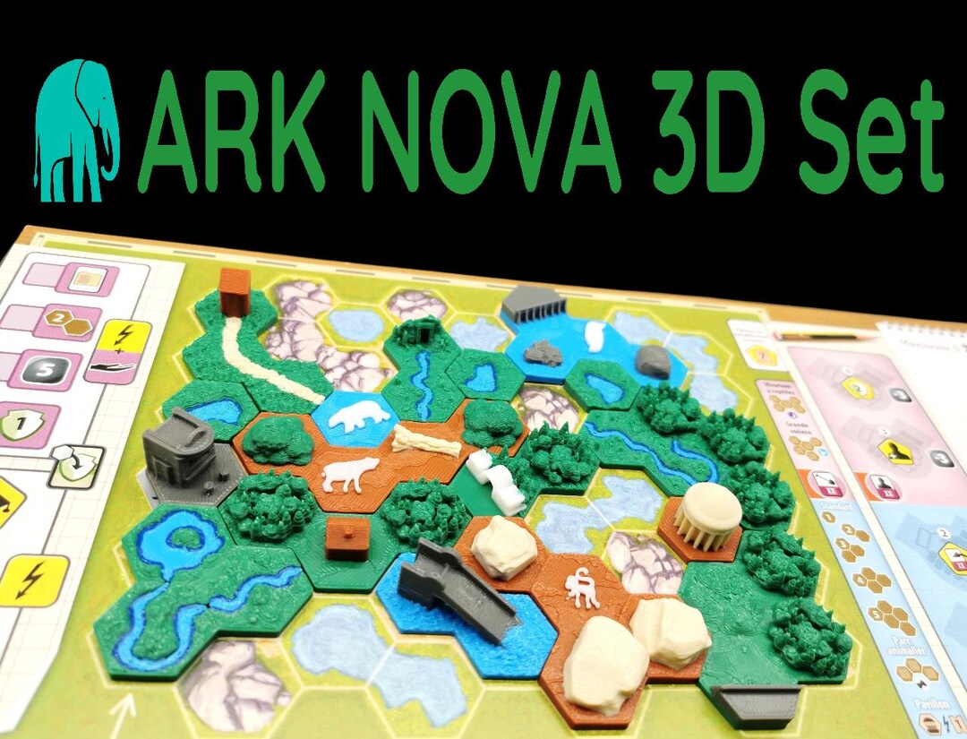 Ark Nova 3D Set - Etsy 日本