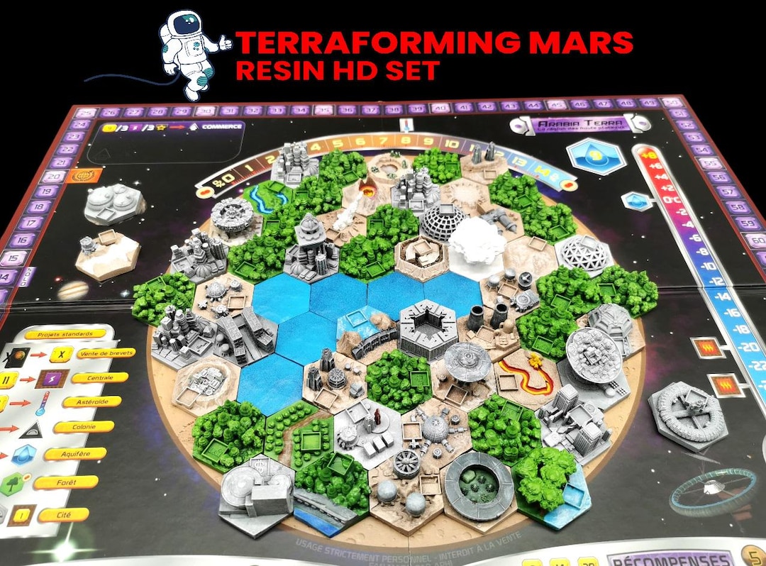 Terraforming Mars 3D Resin Set - Etsy