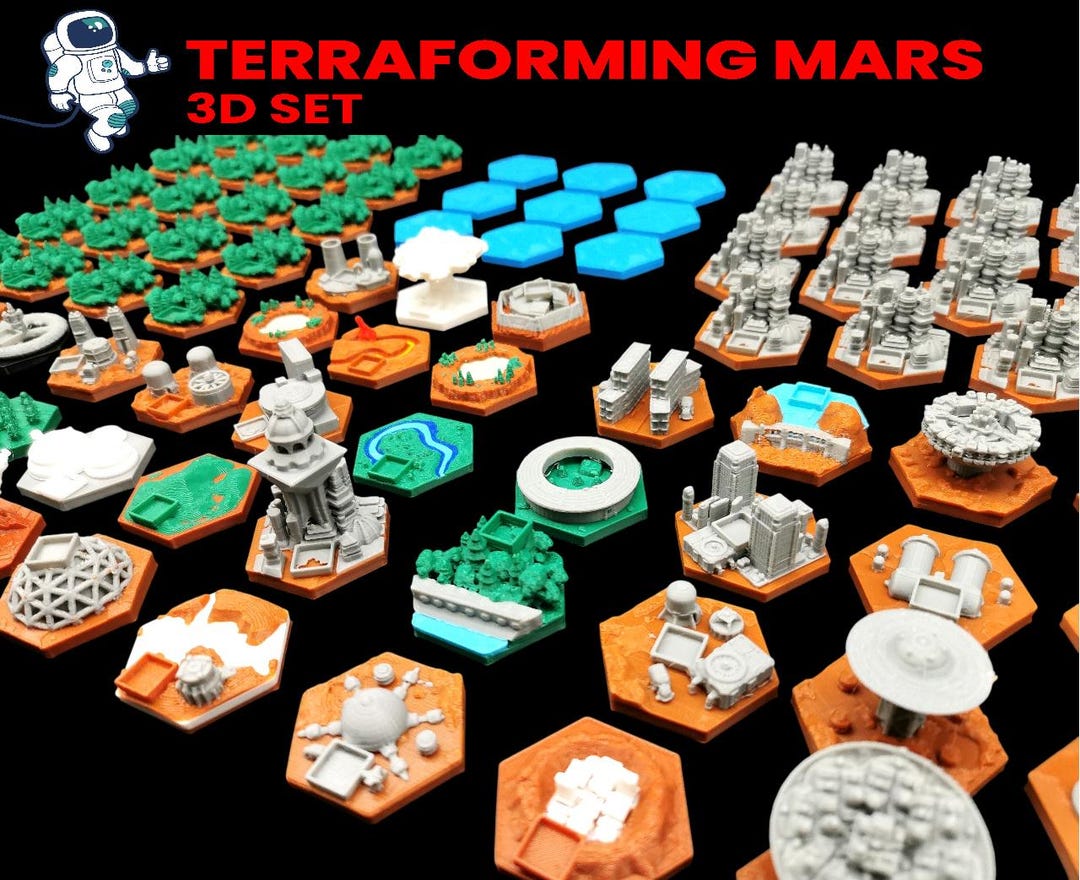 Terraforming Mars 3D Set - Etsy