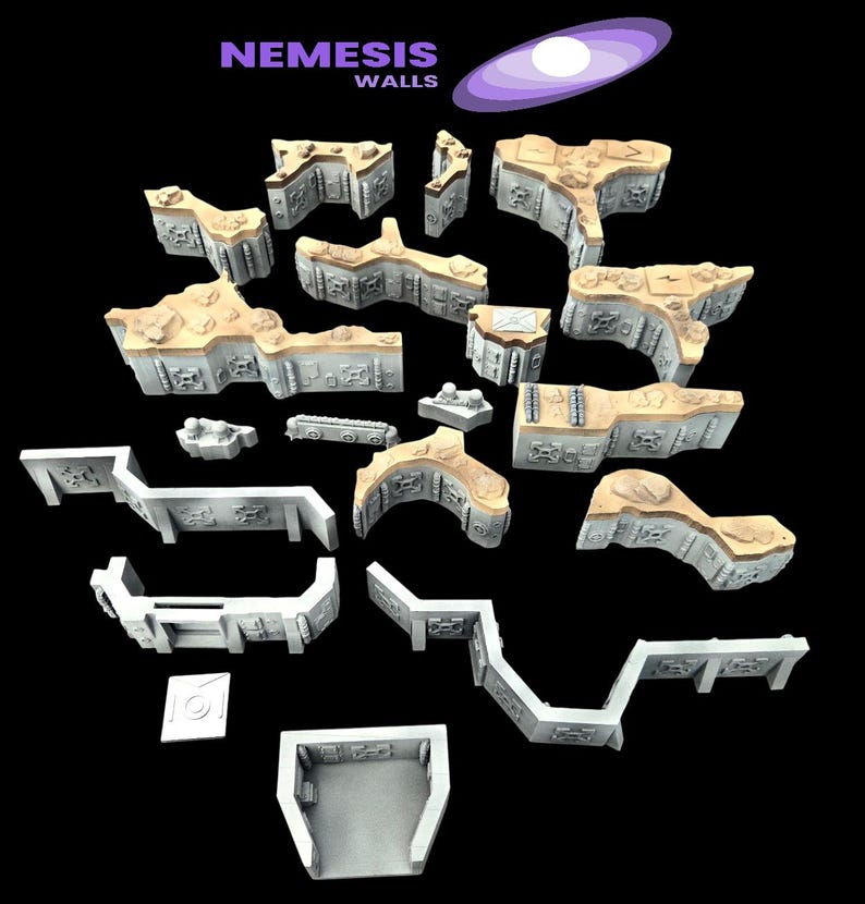 Nemesis Lockdown Game Enhancement Wall Kit - Etsy