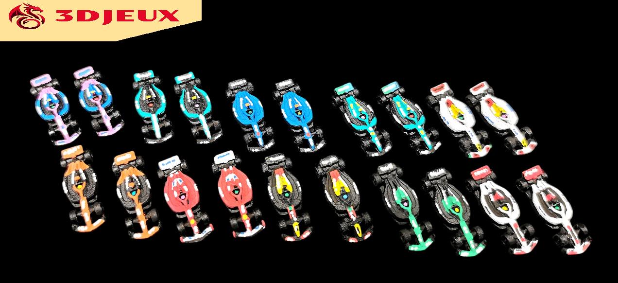 F1 Cars 2025 - Upgrade Kit for Formula D Game - Etsy