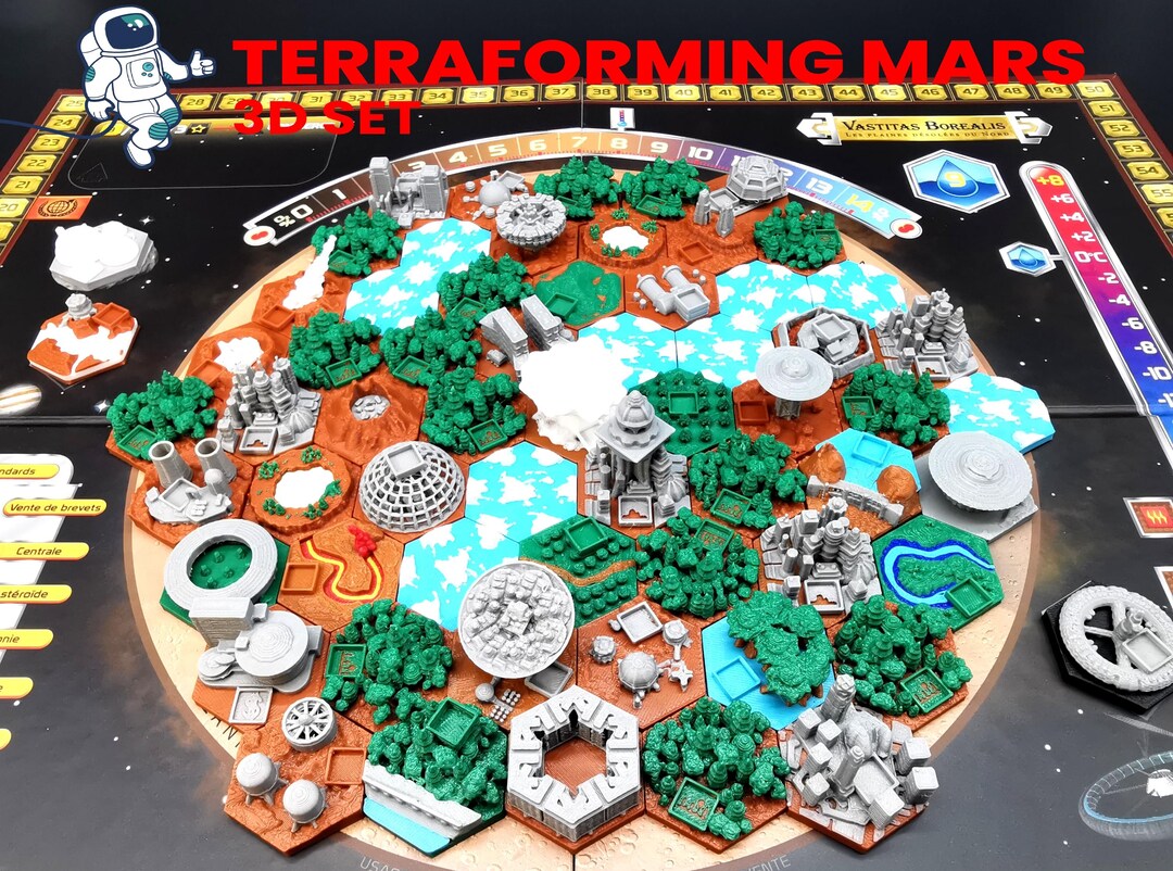 Terraforming Mars 3D Set - Etsy
