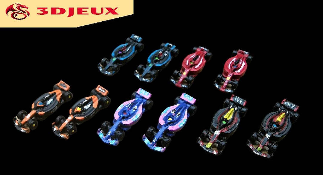 F1 Cars - Upgrade Kit for Formula D Game - Etsy