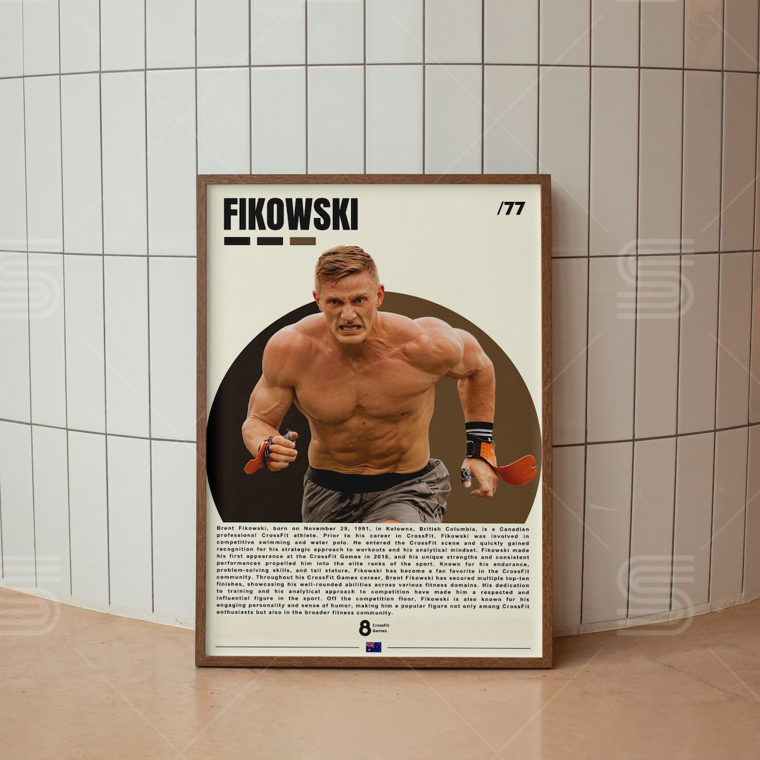 Brent Fikowski Poster, Crossfit Poster, Crossfit Games Posters ...
