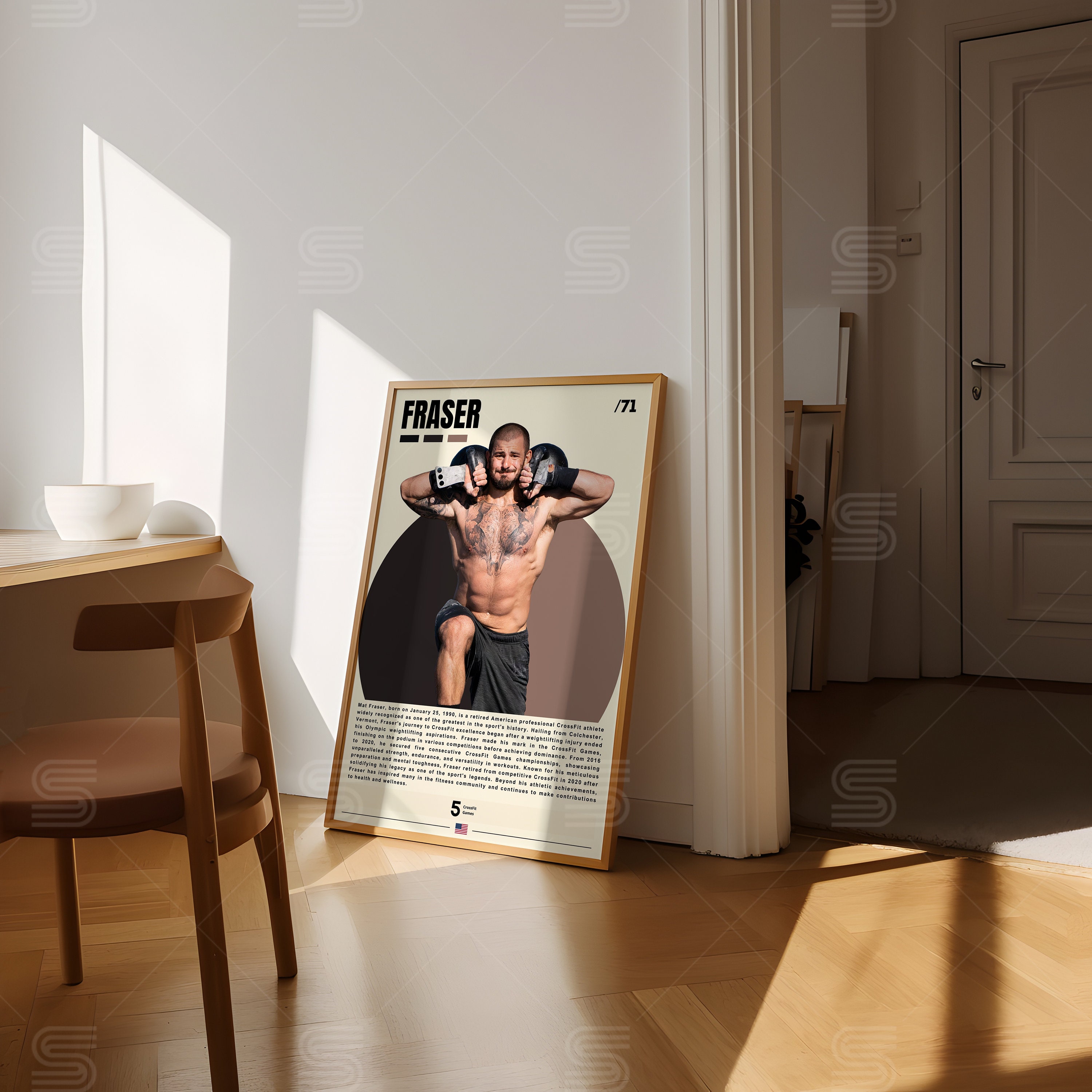 Mat Fraser Poster, Crossfit Poster, Crossfit Games Posters ...