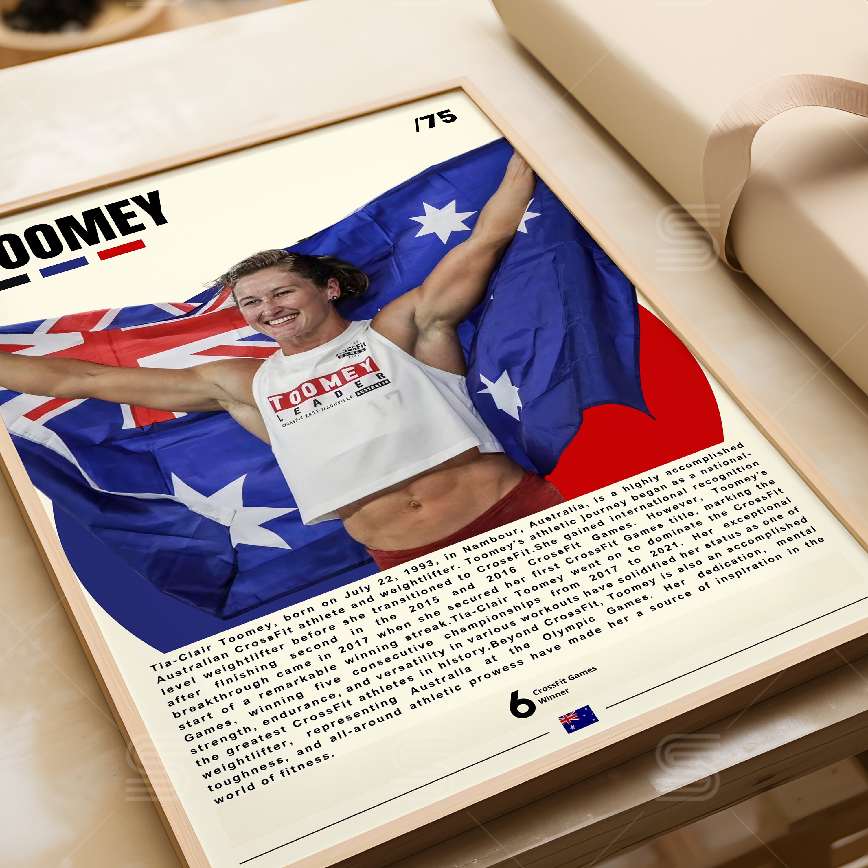 Tia-clair Toomey Poster, Crossfit Poster, Crossfit Games Posters ...