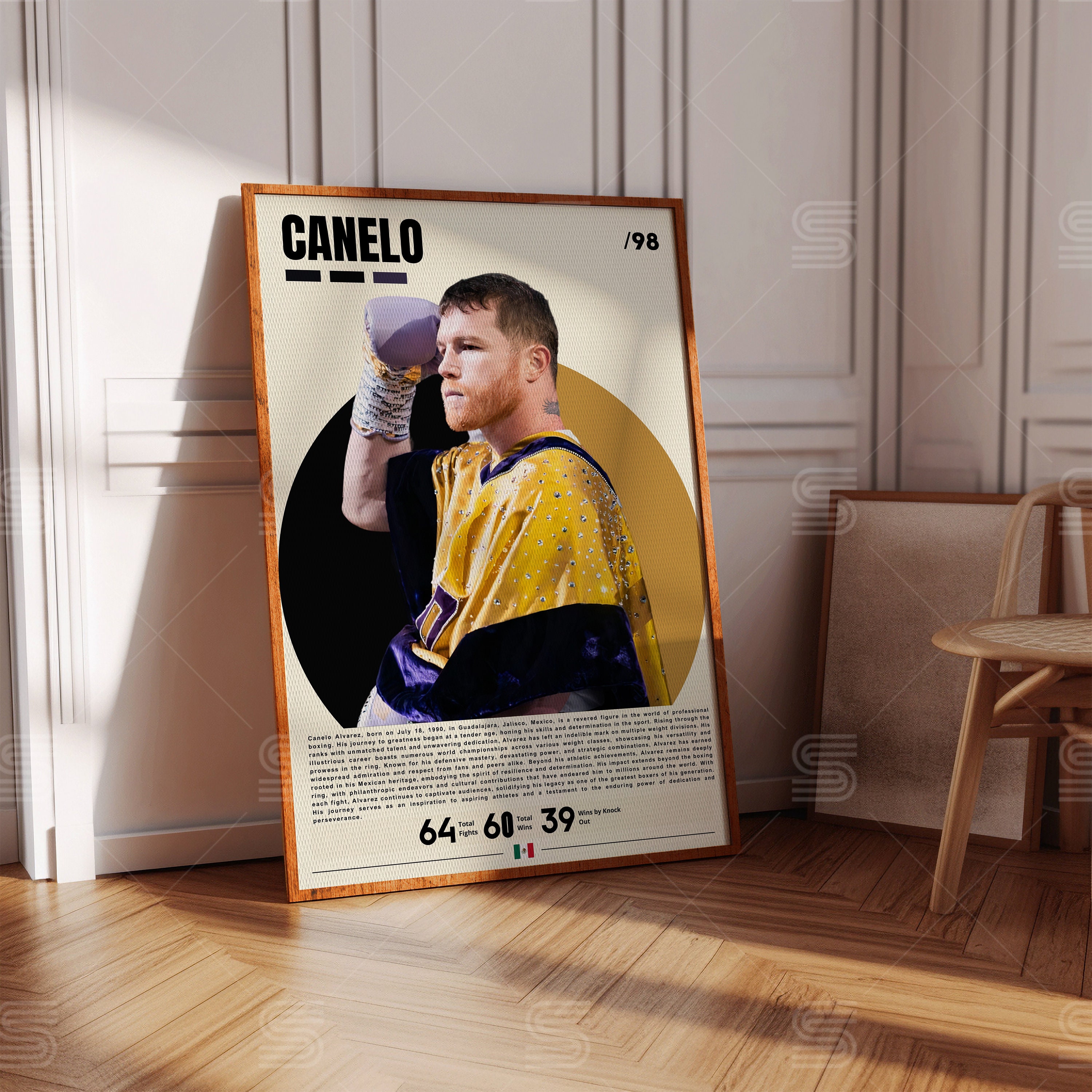 Canelo Alvarez Poster, Boxing Poster, Gym Wall Art, Sports Poster, Gym ...