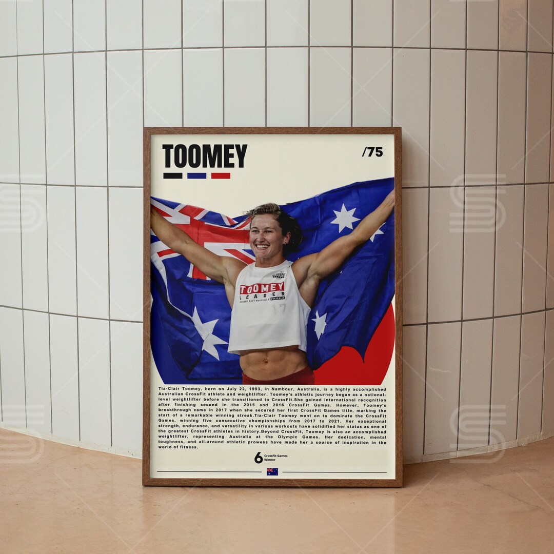Tia-clair Toomey Poster, Crossfit Poster, Crossfit Games Posters ...
