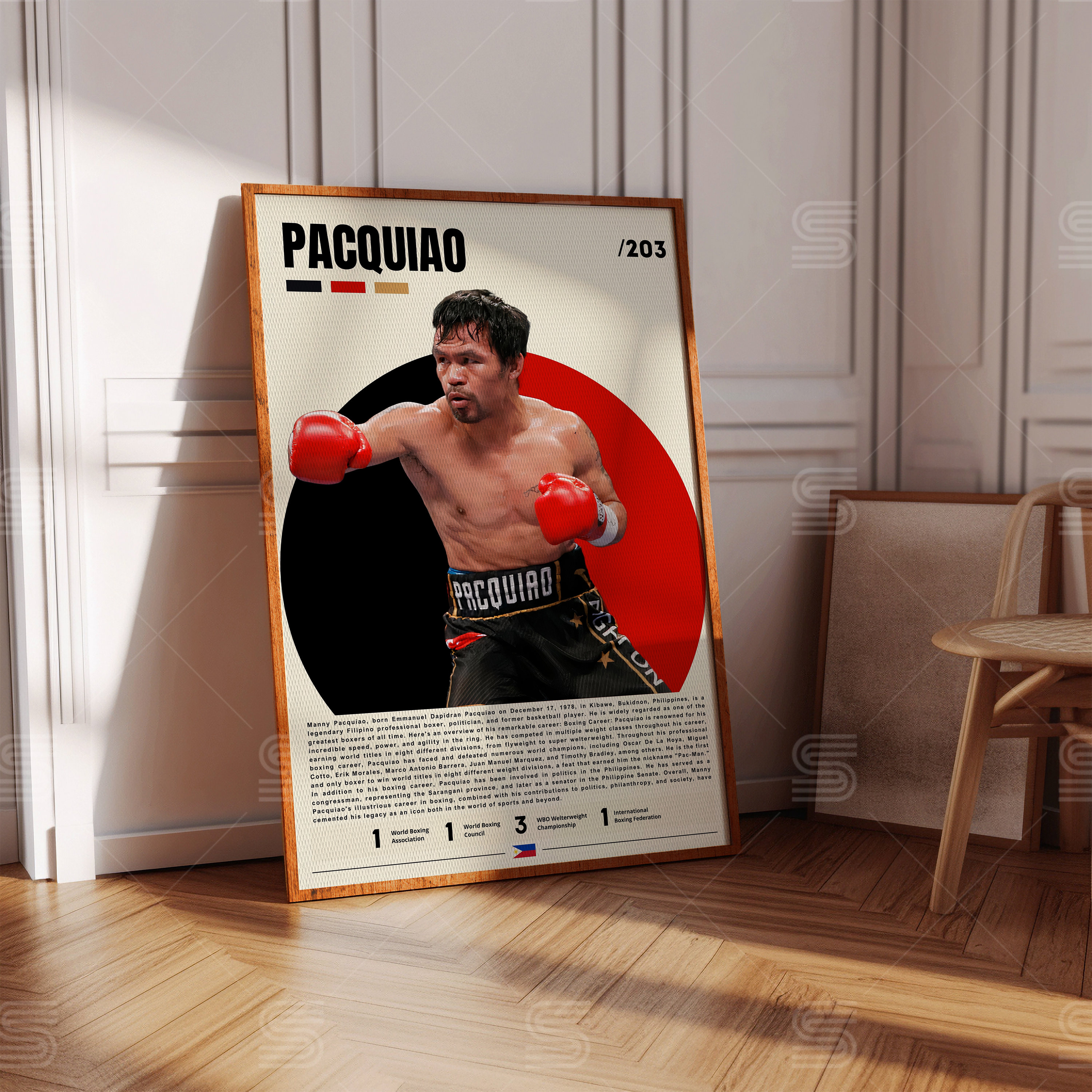 Manny Pacquiao Poster, Boxing Poster, Gym Wall Art, Sports Poster, Gym ...