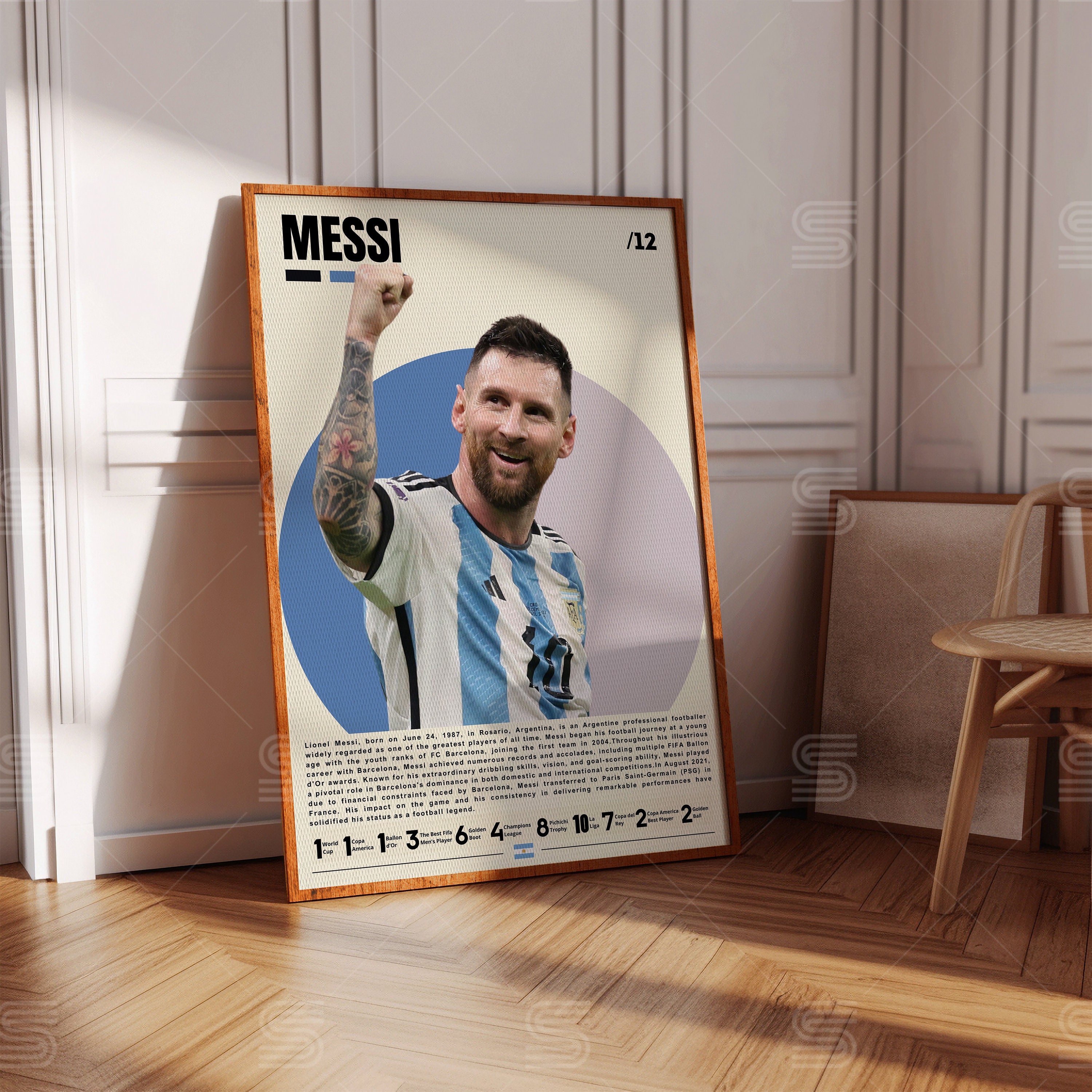 Lionel Messi Poster, Football Player Poster, Soccer Gifts, Sports ...