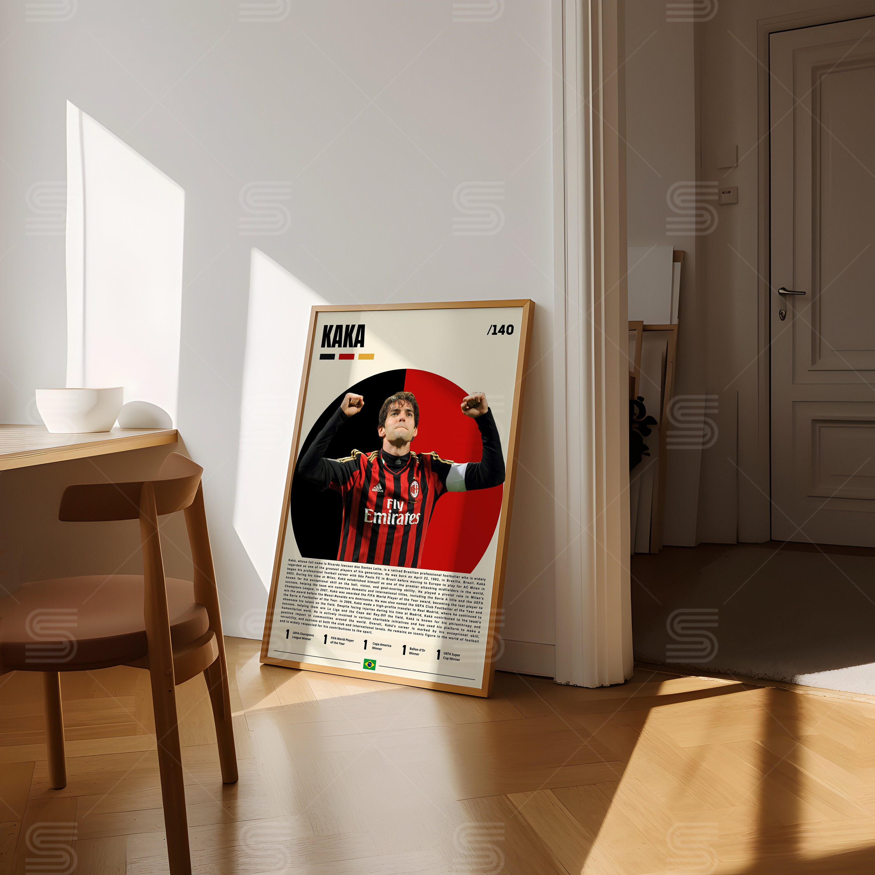 Kaka Poster, Football Player Poster, Soccer Gifts, Sports Poster ...