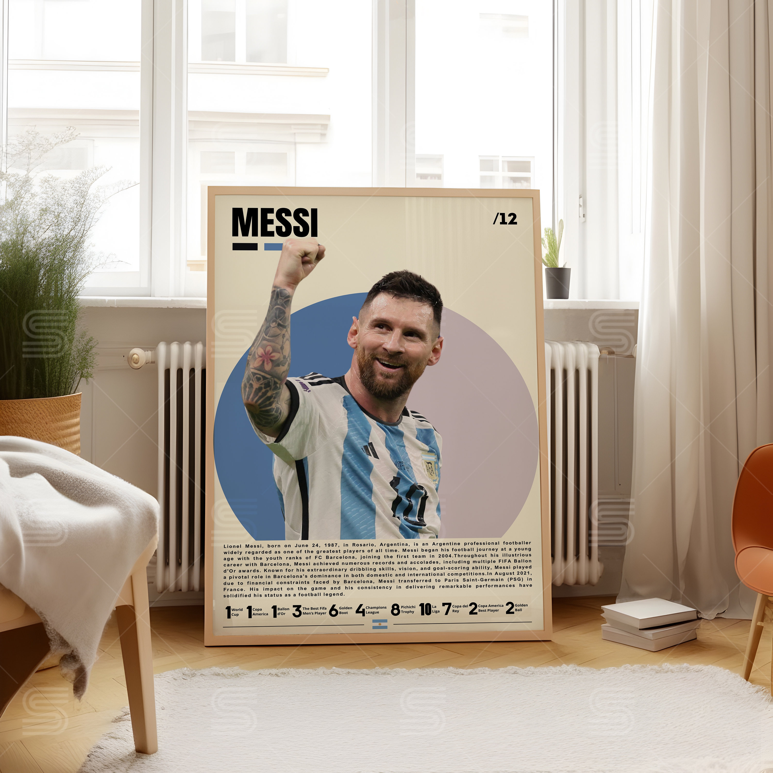 Lionel Messi Poster, Football Player Poster, Soccer Gifts, Sports ...