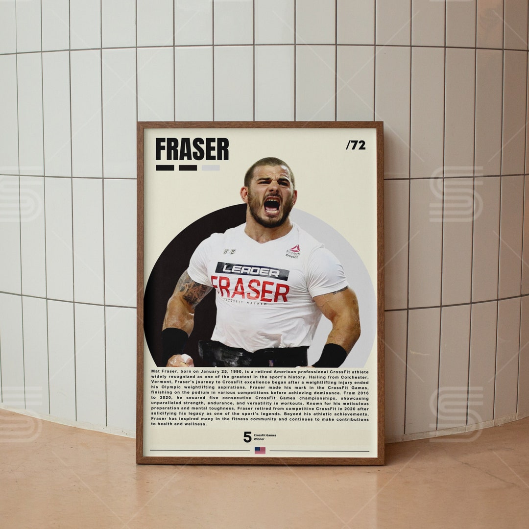 Mat Fraser Poster, Crossfit Poster, Crossfit Games Posters ...