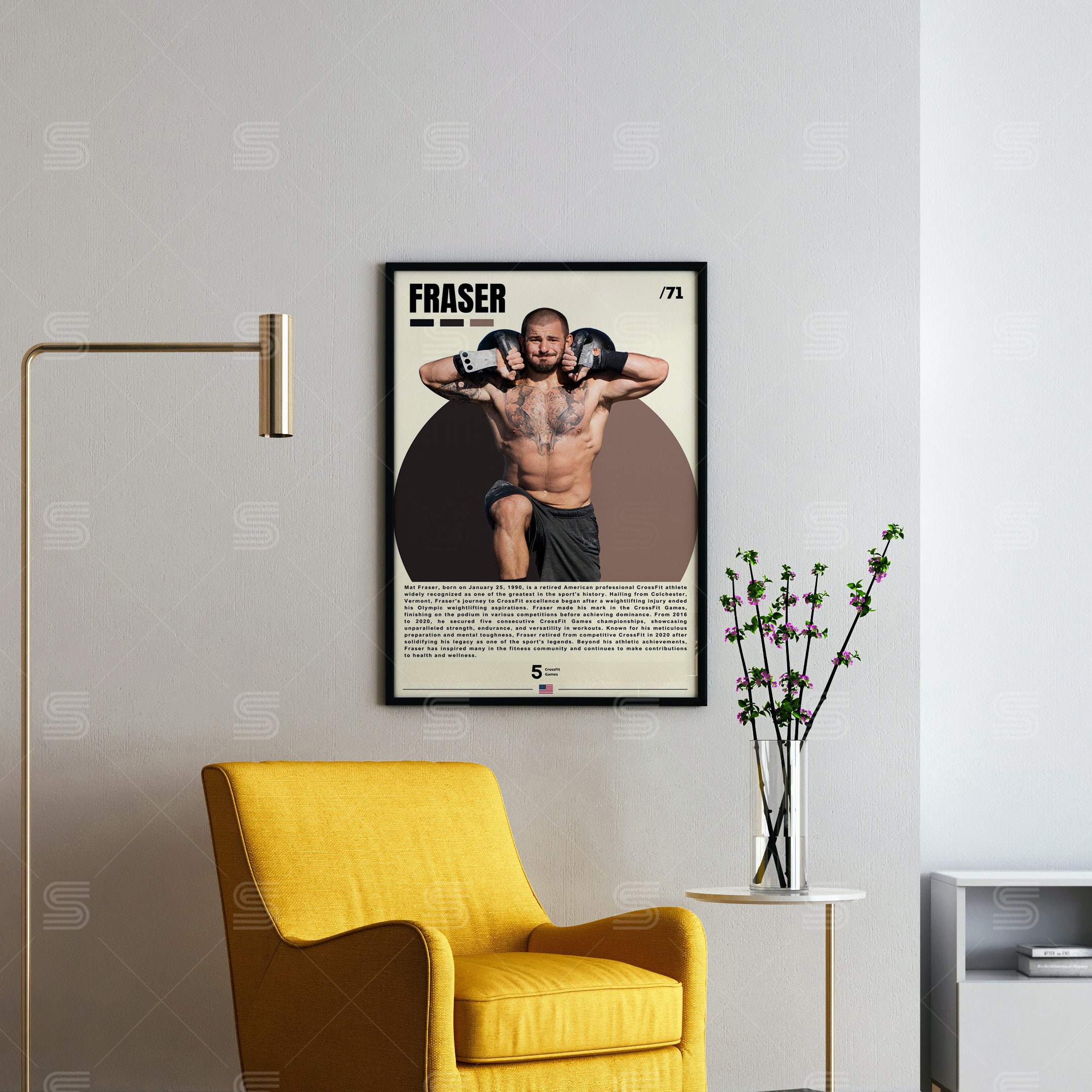 Mat Fraser Poster, Crossfit Poster, Crossfit Games Posters ...