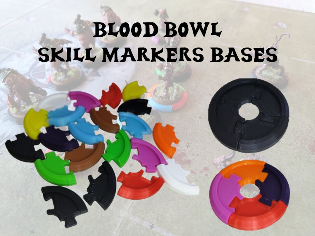 Custom Skill Markers for Blood Bowl 32mm Figures - Etsy