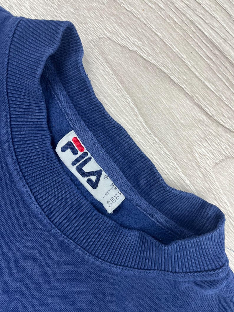 Fila Vinatge Sweatshirt Big Logo Size Medium - Etsy