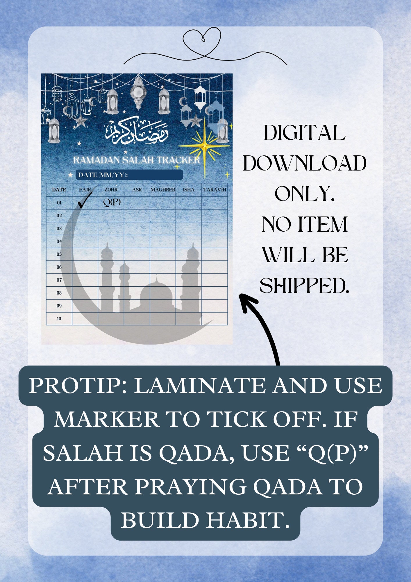 Islamic Salah Tracker Muslim Prayer Tracker Ramadan Edition 2024 A4 ...