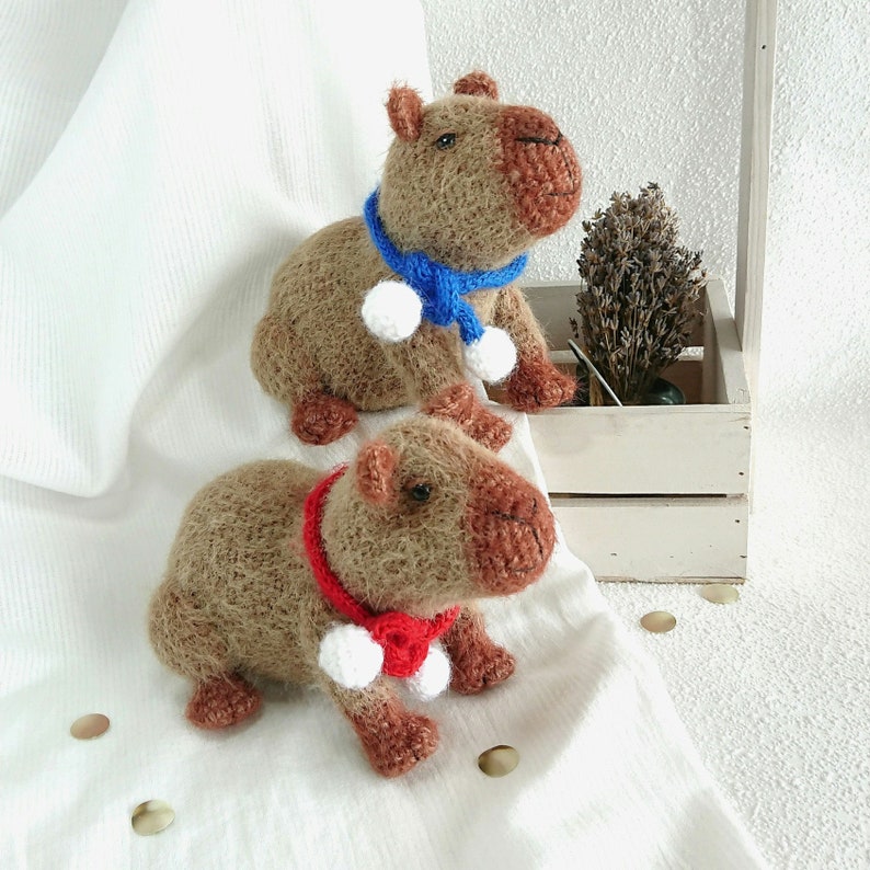 Adorable Crochet Capybara Plush - Handmade Amigurumi Toy, Gift for ...