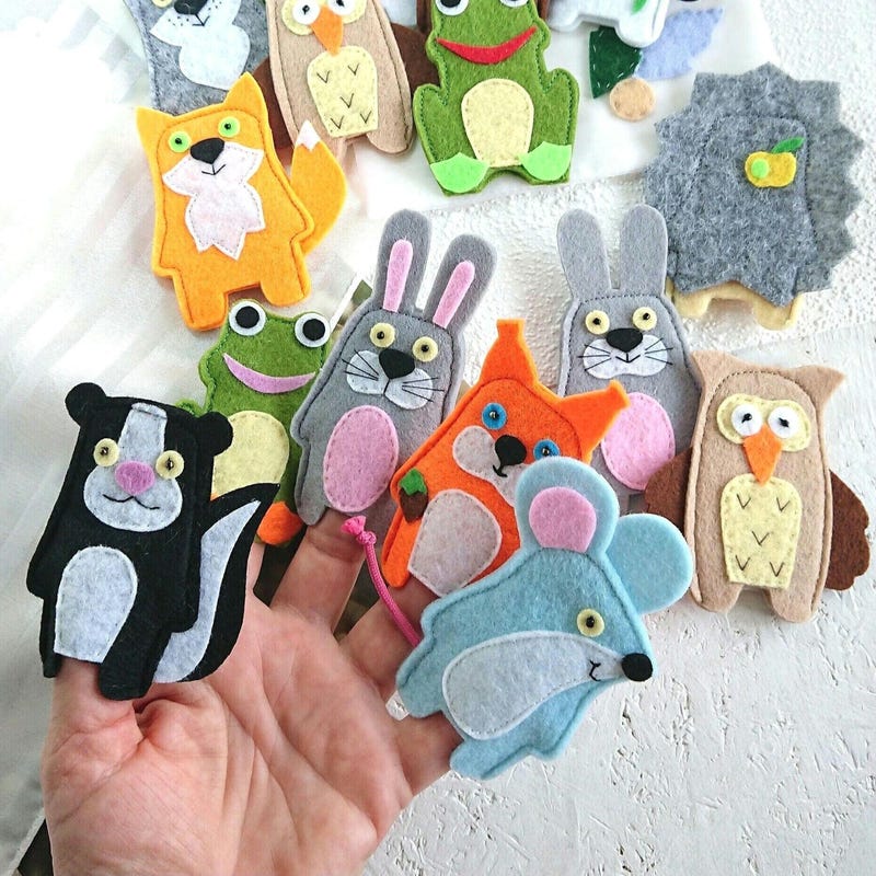 Felt Puppet - Etsy