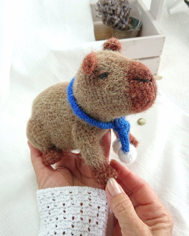 Adorable Crochet Capybara Plush - Handmade Amigurumi Toy, Gift for ...
