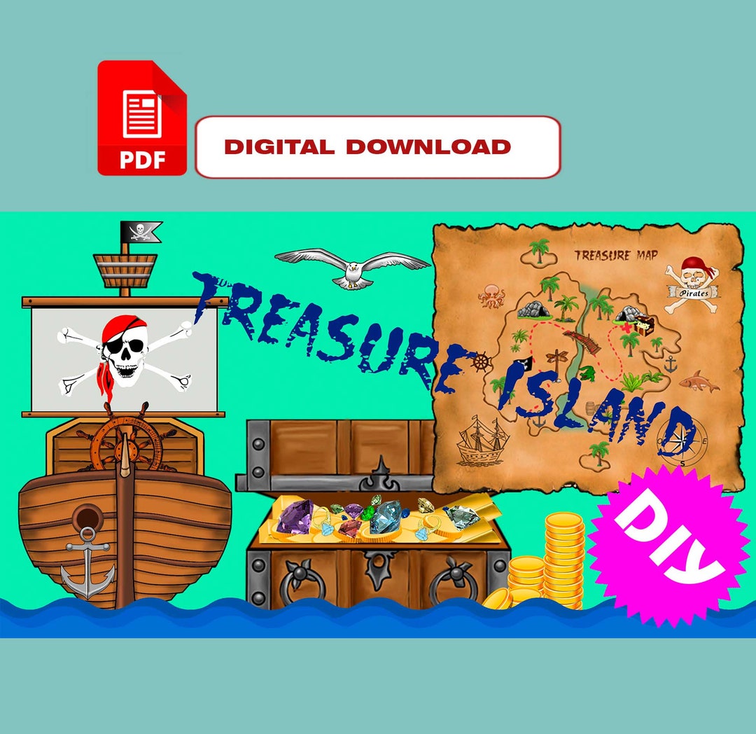 Paper Pirate. Printable Pirates' Ship. Quiet Book. DIY Busy Book. PDF ...