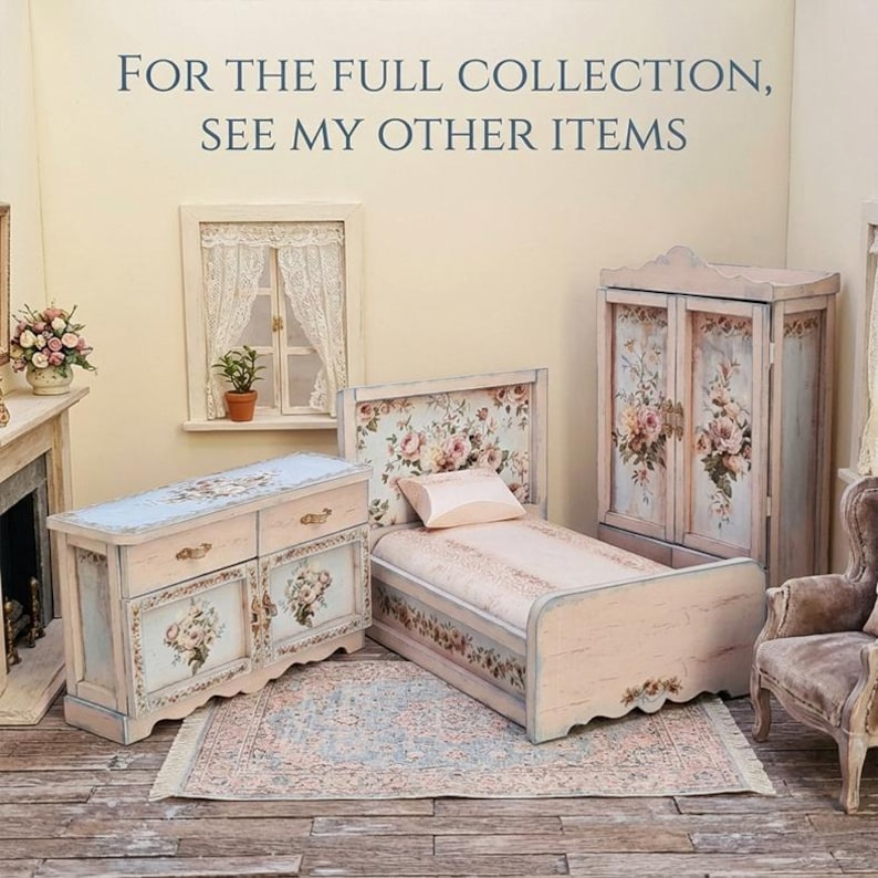 DIY 3D Wardrobe Template, Dollhouse Closet, Papercraft Furniture ...