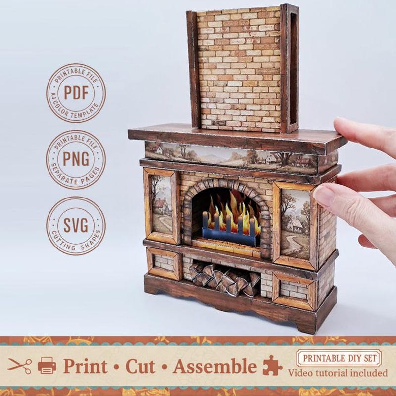 Fireplace Paper - Etsy