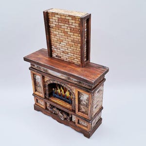 DIY Paper Fireplace – 3D Printable Templates for Crafting a Decorative ...