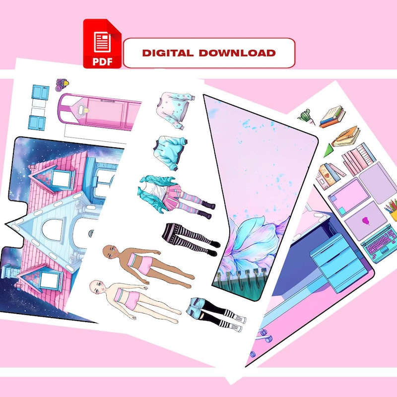 Avatar World Paper Doll - Etsy
