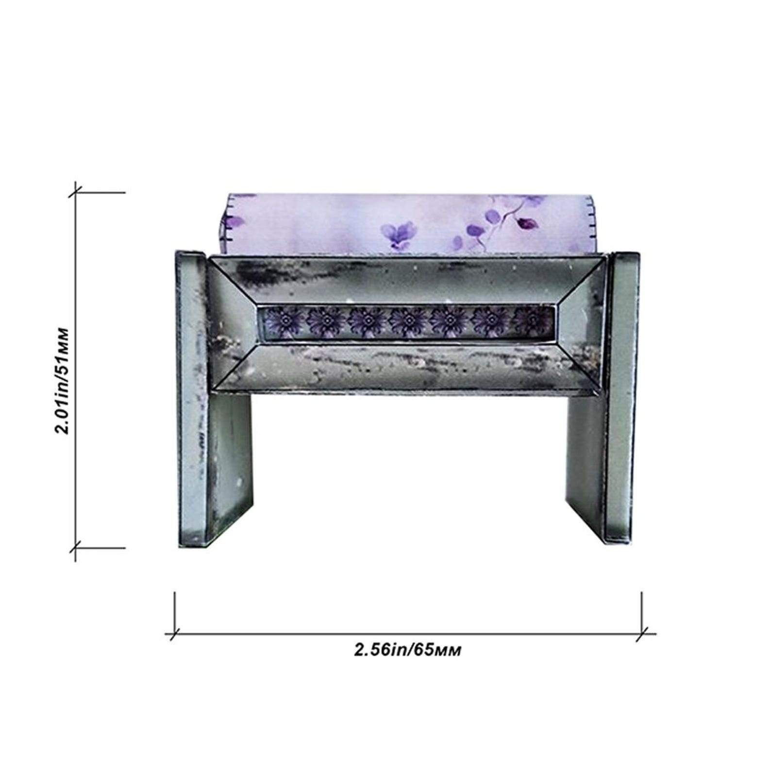 Miniature Bench Stool Template – DIY Paper Furniture for Dollhouse or ...