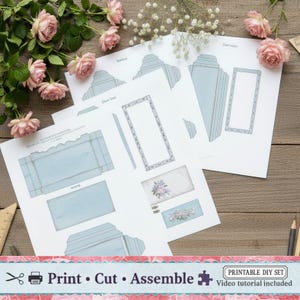 Printable Paper Dresser Template – DIY Miniature Furniture for ...
