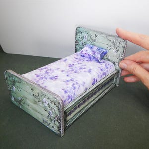 Printable Miniature Dollhouse Bed Template – DIY Paper Furniture - Etsy