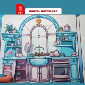 Printable Paper Doll. Little Mermaid. Busy Book Activity. Quiet Book ...