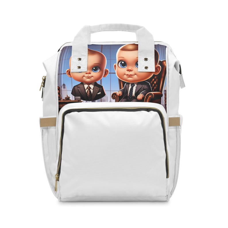 Cartoon Baby Boss Diaper Backpack | Stylish Baby Bag, Parent Must-have ...