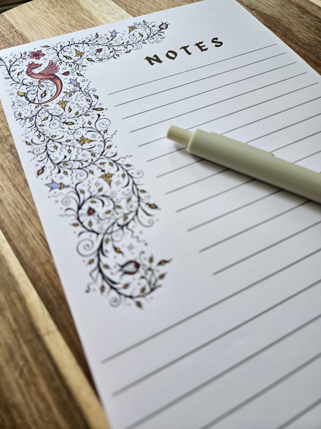 Medieval Inspired A5 Notepad I Stationery - Etsy