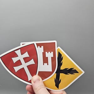 Kingdom Come Deliverance 2 Inspired Vinyl Stickers Prague, Leipa ...