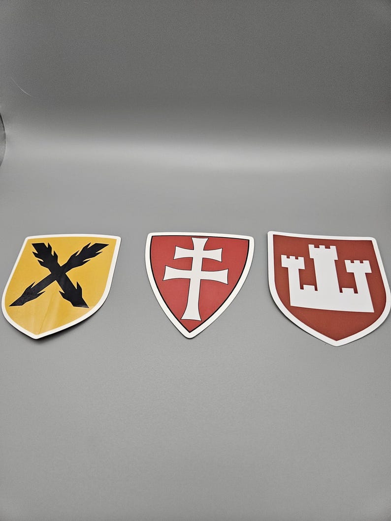 Kingdom Come Deliverance 2 Inspired Vinyl Stickers Prague, Leipa ...