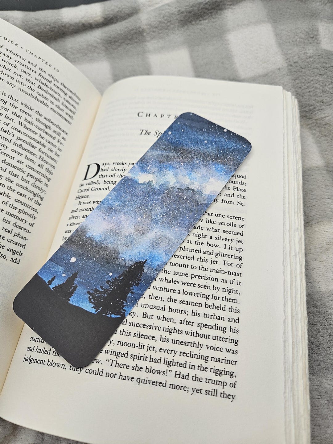 Watercolor Starry Night Sky Bookmark – Hand-painted Art Gift - Etsy
