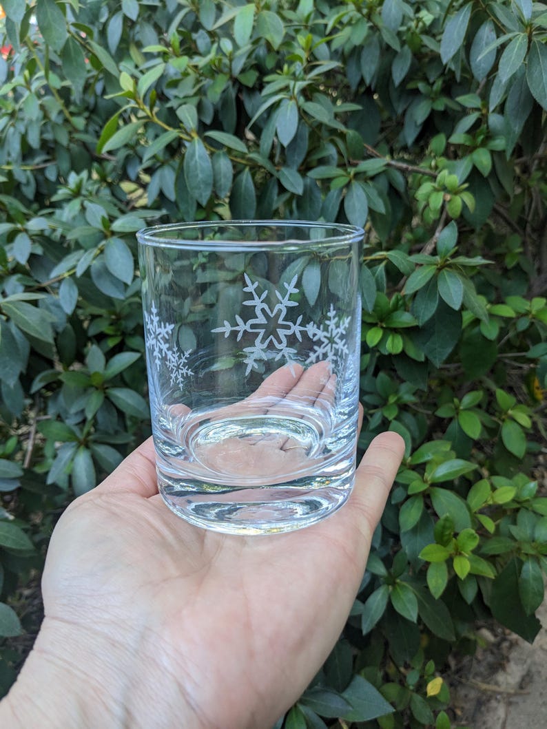 Snowflake Glasses - Etsy