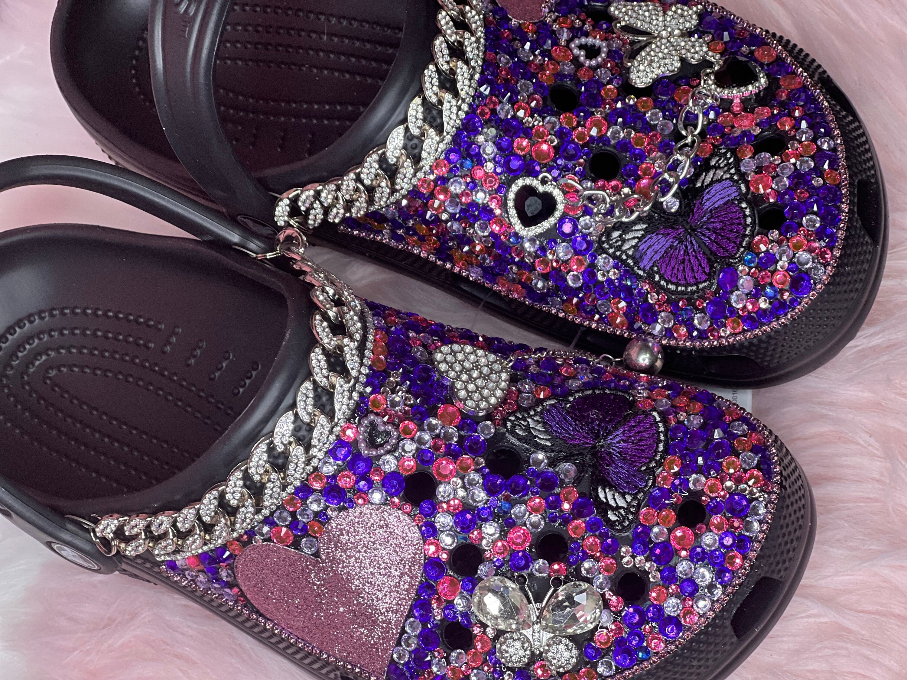 Purple Reign 3rd Edition custom Crocs, Bling, Bedazzled Crocs - Etsy