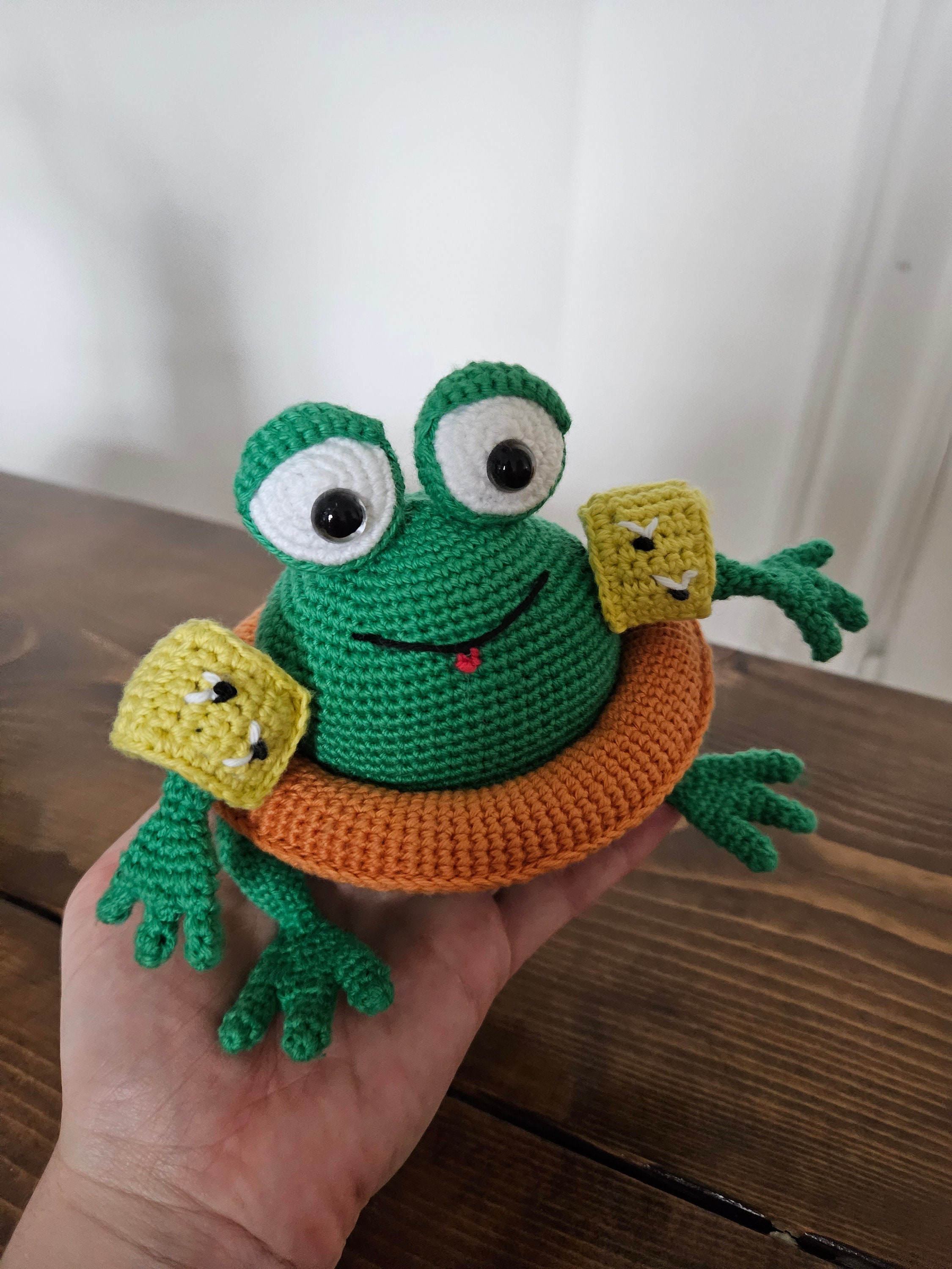 Crochet Pattern Trevor the Swimming Frog - Etsy