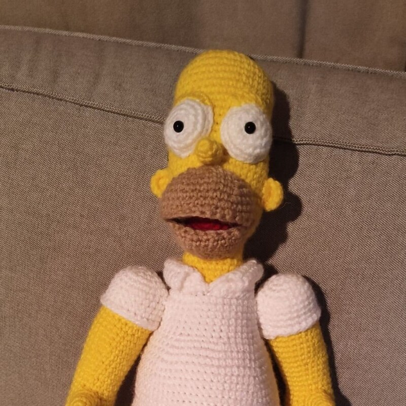 Crochet Homer Simpson Pattern - Etsy
