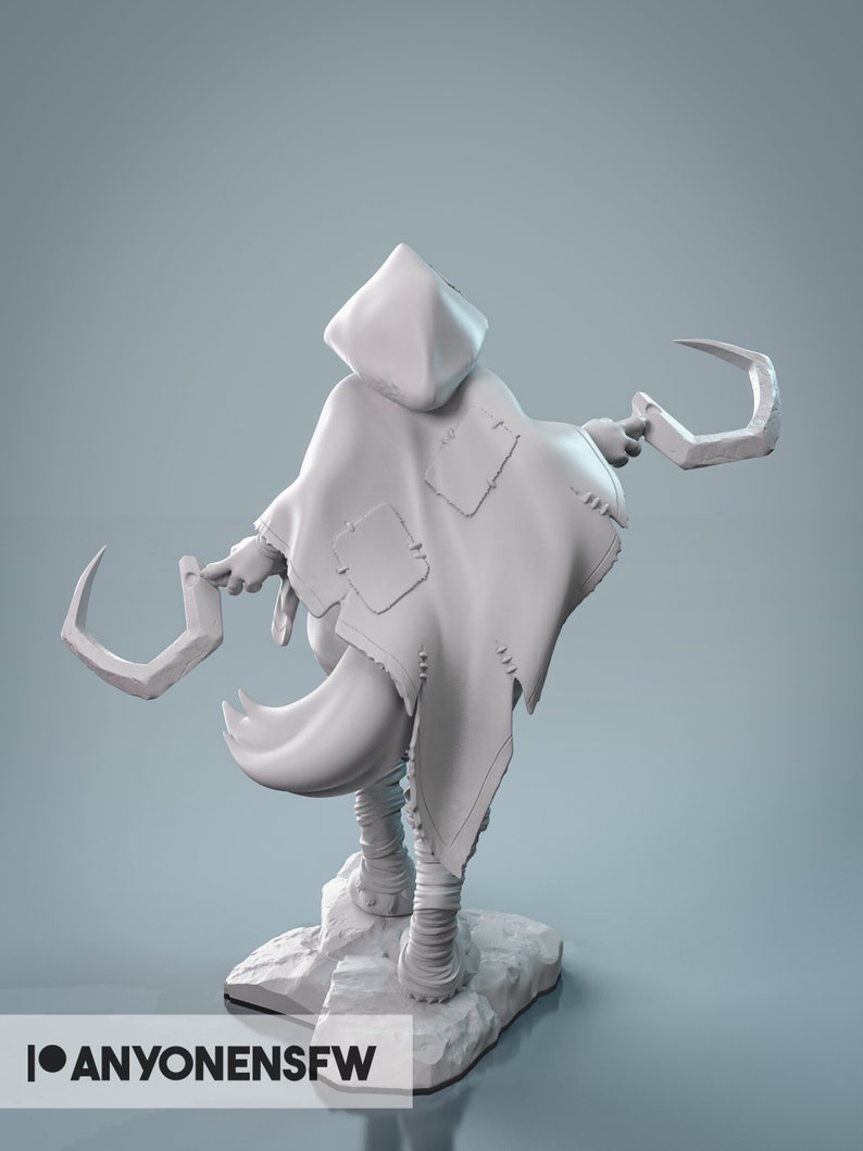 Bad Wolf | Female Furry Wolf | 3D Printed | Garagekit | by Anyonensfw ...